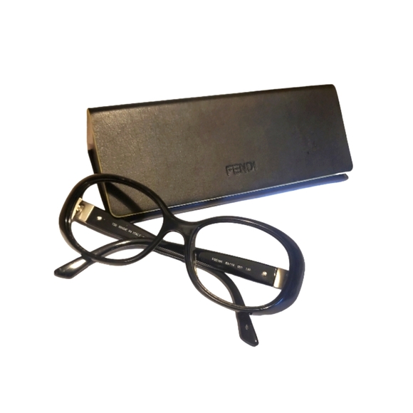 Fendi | Accessories | Fendi Glasses With Case Black Frames Only | Poshmark